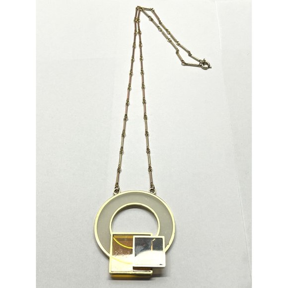 Vintage | Jewelry | Vintage Mcm Mod Lucite Pendant Necklace | Poshmark